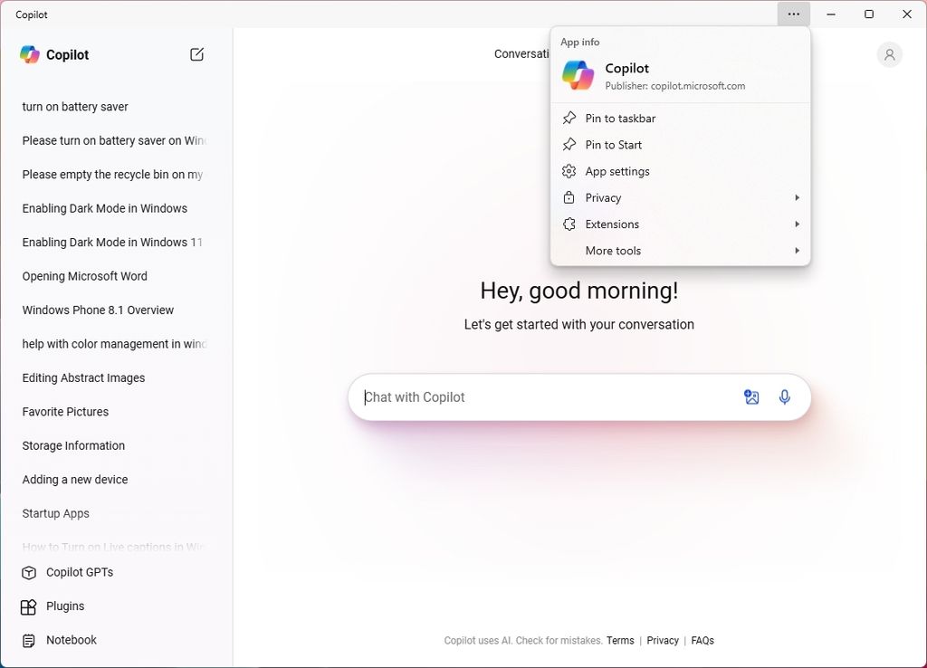 What's new with Copilot on Windows 11 version 24H2 (2024 Update ...