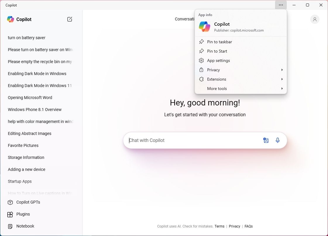 What's new with Copilot on Windows 11 version 24H2 (2024 Update ...
