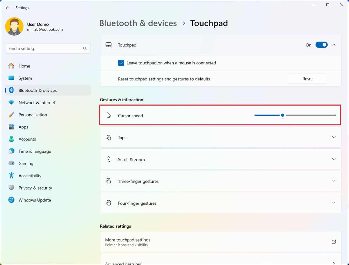 How to customize Touchpad settings on Windows 11 | Windows Central