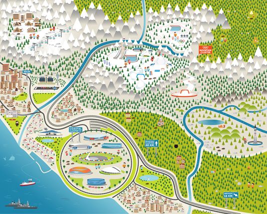 Gorgeous interactive map of the Sochi Winter Olympics | Creative Bloq