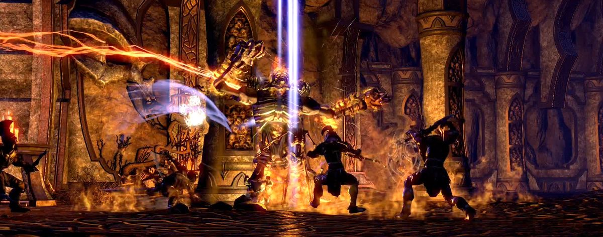 The Elder Scrolls Online: first gameplay footage shows combat, playable ...