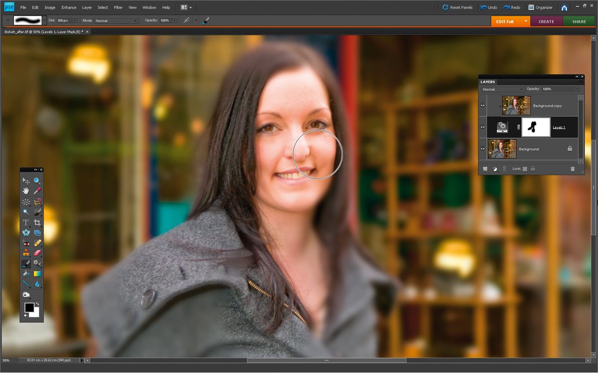 Give a portrait a soft-focus background | Creative Bloq