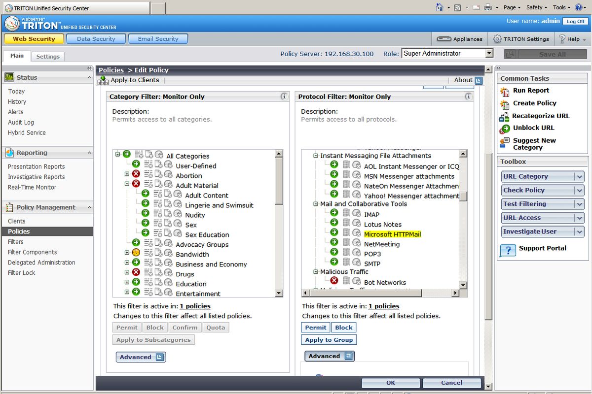 Websense Triton Security Gateway Anywhere review - Page 2 | ITPro