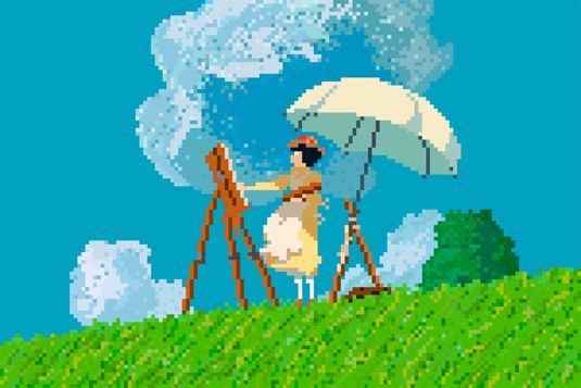 8-bit tribute to your favourite Studio Ghibli movies | Creative Bloq