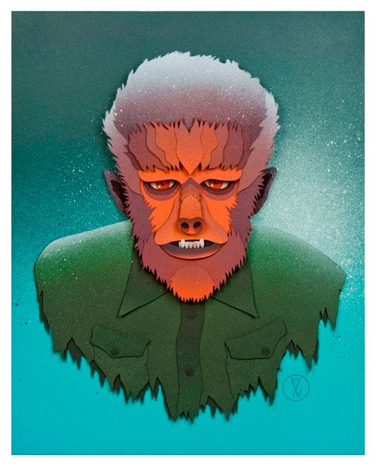 Movie monsters reborn in paper art | Creative Bloq