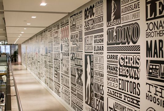 Sony celebrates with giant typography | Creative Bloq