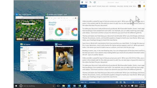 Microsoft shows multitasking is a Snap on Windows 10 | TechRadar