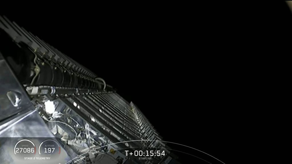 In Photos: SpaceX Launches Third Batch of 60 Starlink Satellites to ...