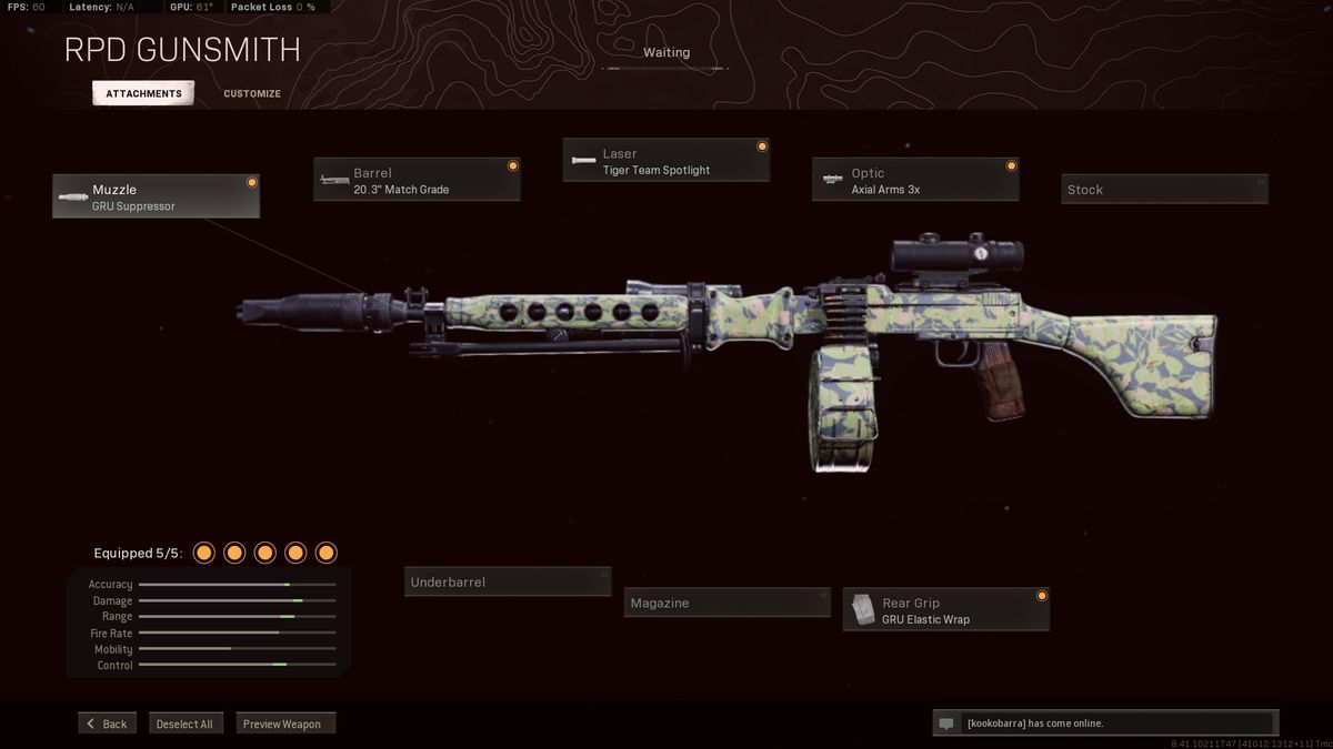 The best RPD loadout for Warzone | PC Gamer