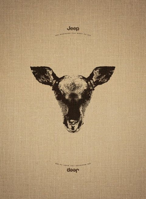 Flipped posters reveal an upside-down treat | Creative Bloq