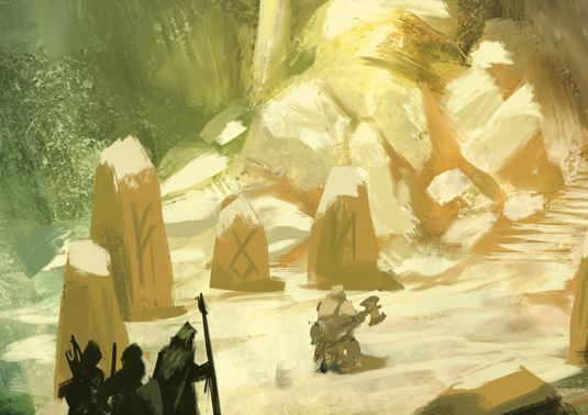 How to paint a gloomy underground scene | Creative Bloq