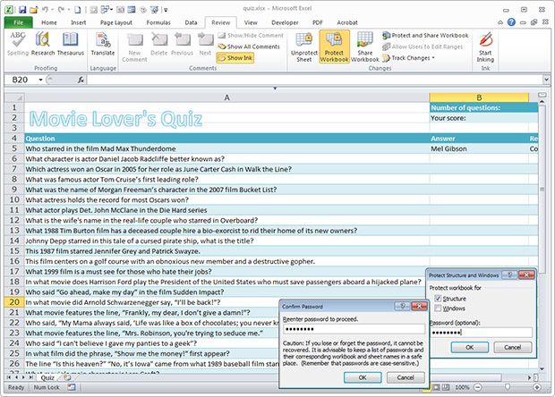 How to make a quiz in Excel | TechRadar