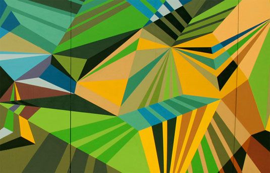 Geometric street art will have you in a trance | Creative Bloq