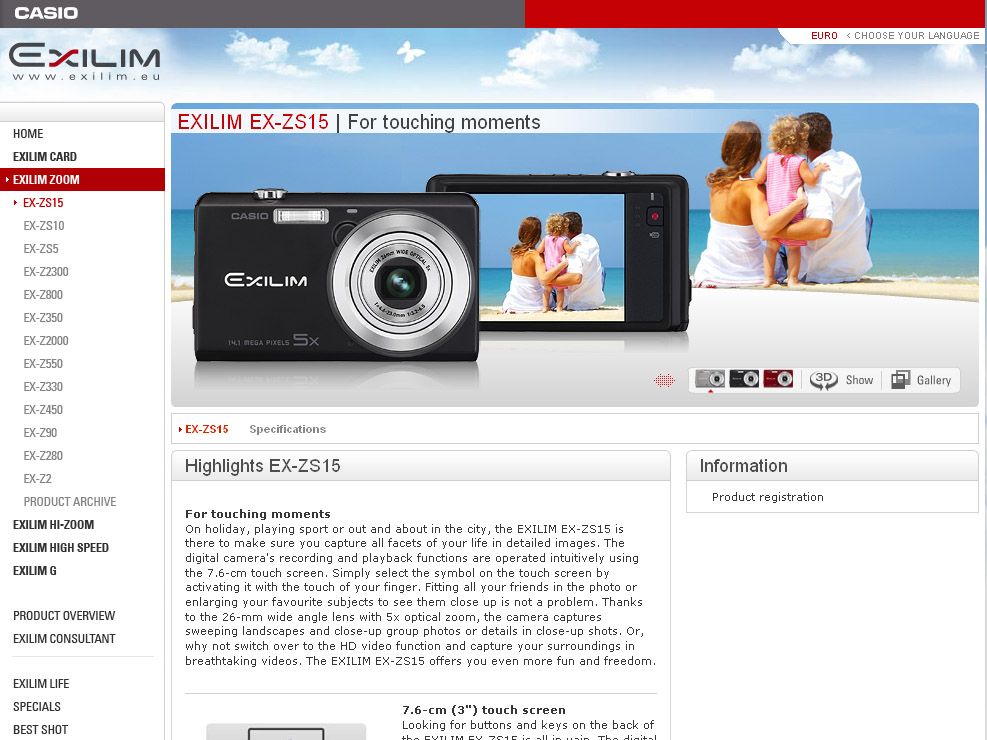 Casio unveils new touchscreen compact | TechRadar