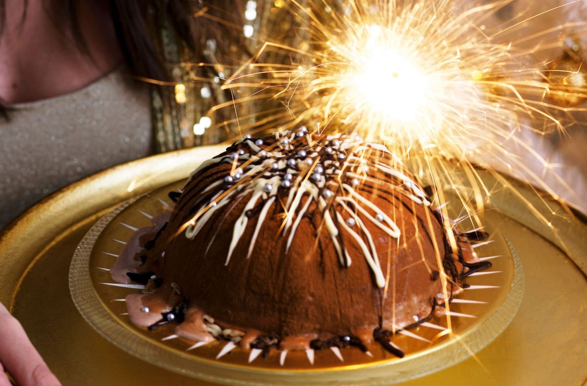 Chocolate ice cream bombe | Dessert Recipes | GoodtoKnow