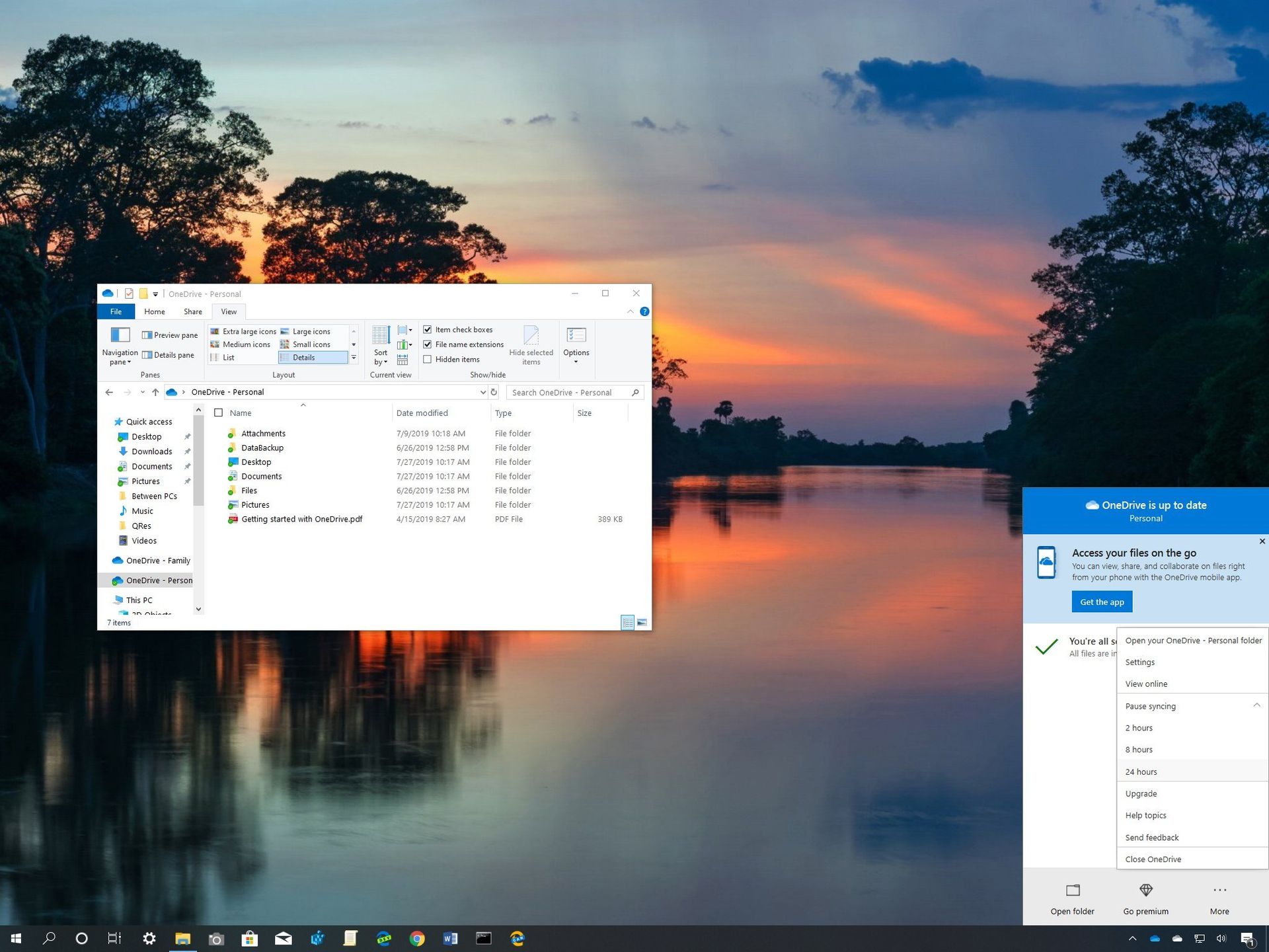 How to quickly pause and resume OneDrive file syncing on Windows 10 ...