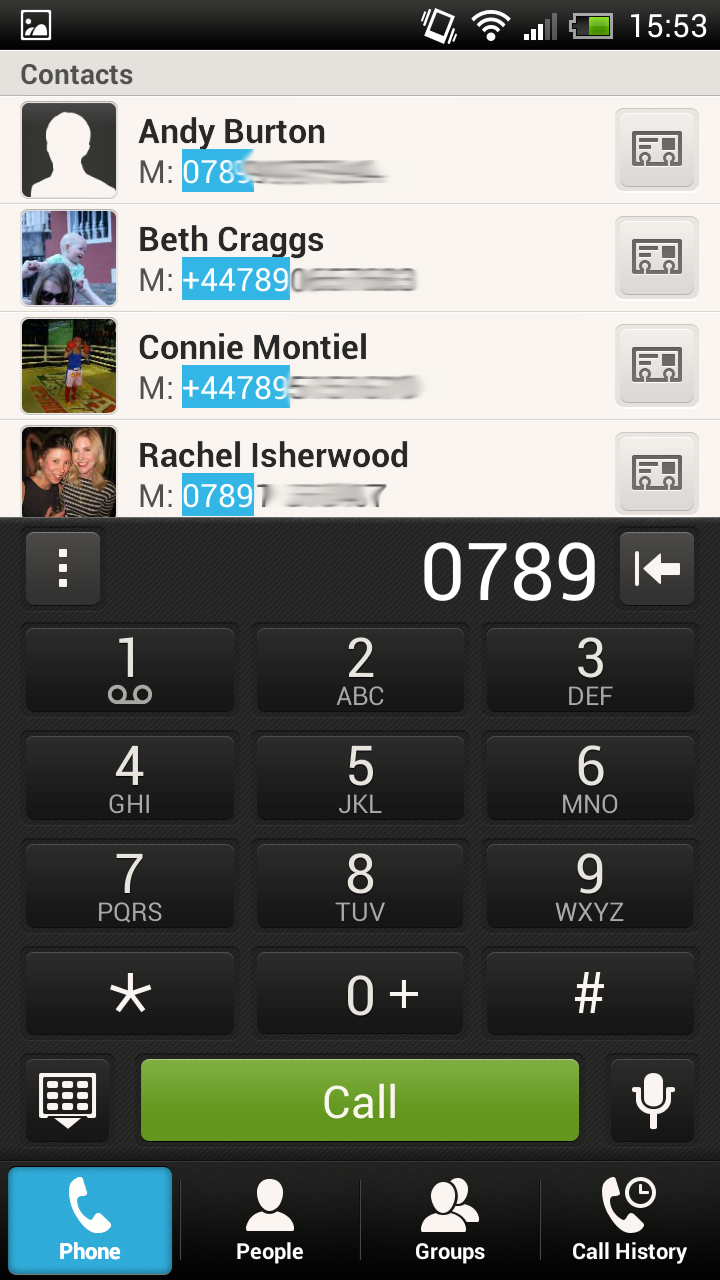 Contacts and calling - HTC One X+ review - Page 3 | TechRadar