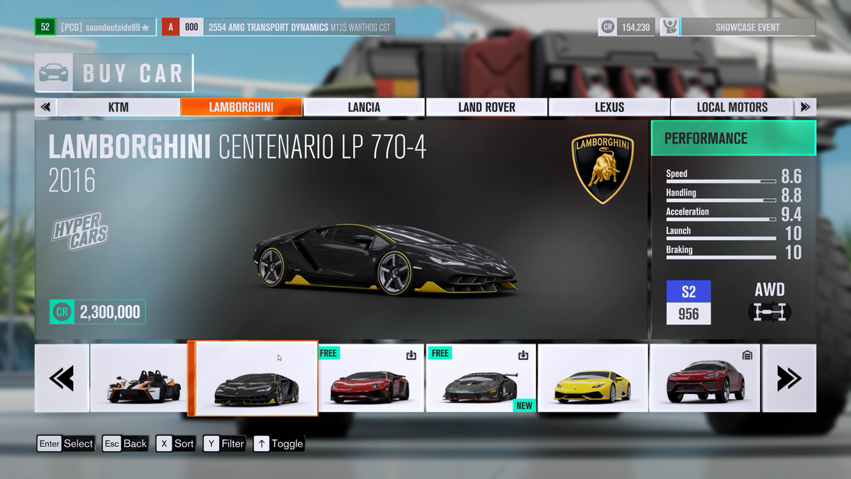 Forza Horizon 3 car list: all the vehicles in the base game and DLC ...