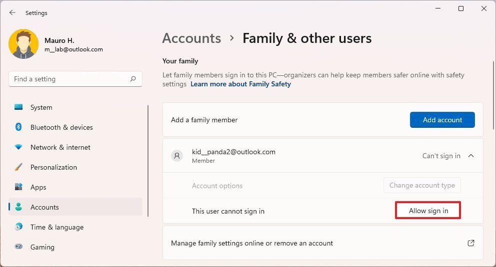 How to disable an account on Windows 11 | Windows Central