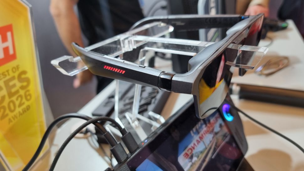 The Asus Micro-OLED AR gaming glasses might be the weirdest thing I've ...