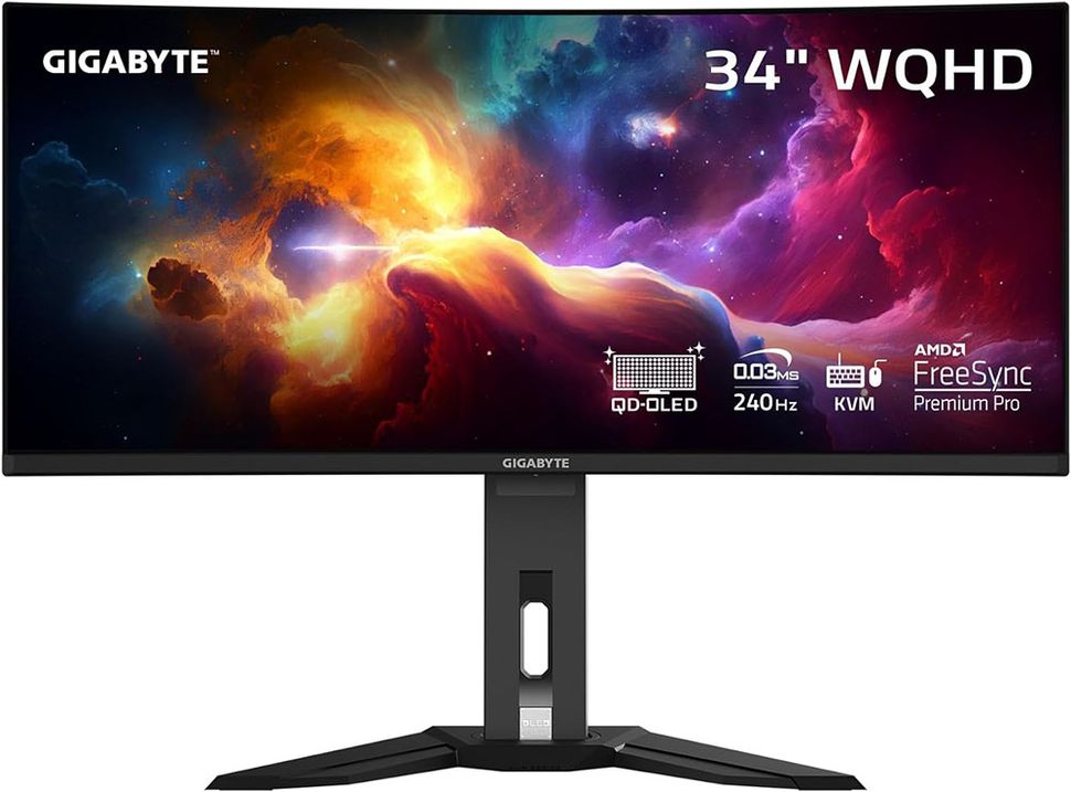 Gigabyte MO34WQC2 240 Hz OLED gaming monitor review: Colorful, fast ...