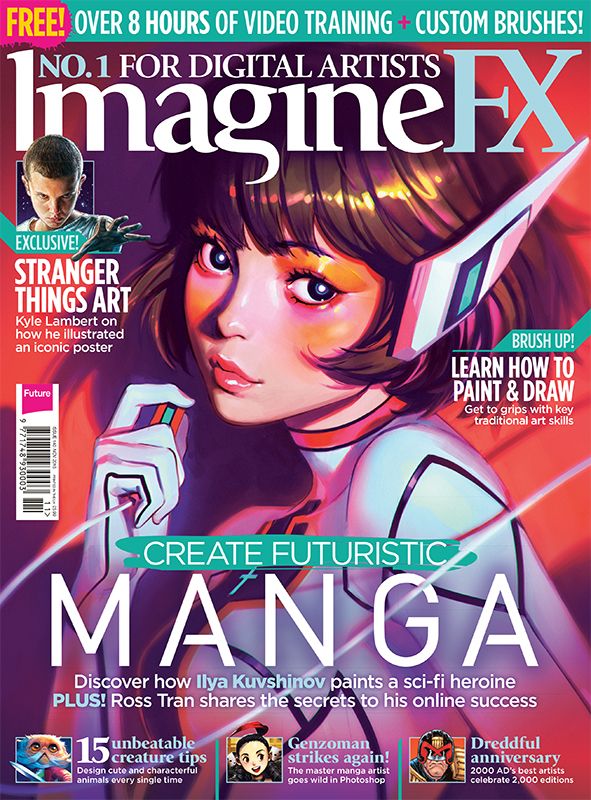 Paint manga that’s out of this world with the latest issue of ImagineFX ...