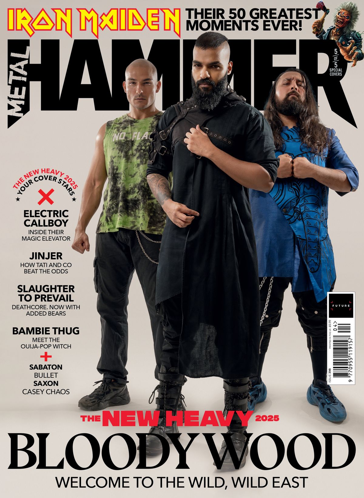 The new issue of Metal Hammer features FIVE cover to choose from ...