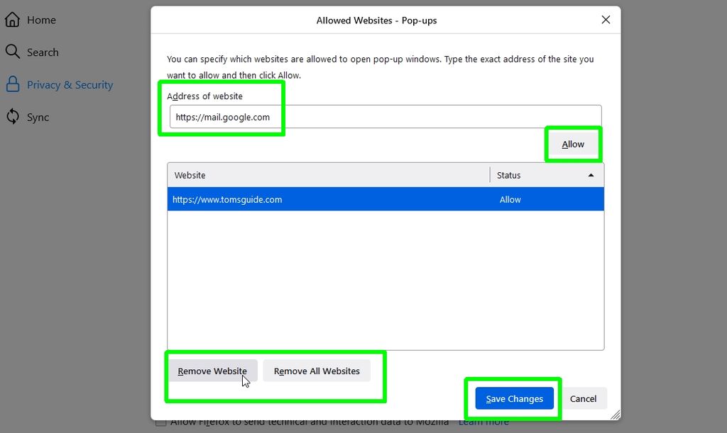 How to disable the pop-up blocker in your browser | Tom's Guide