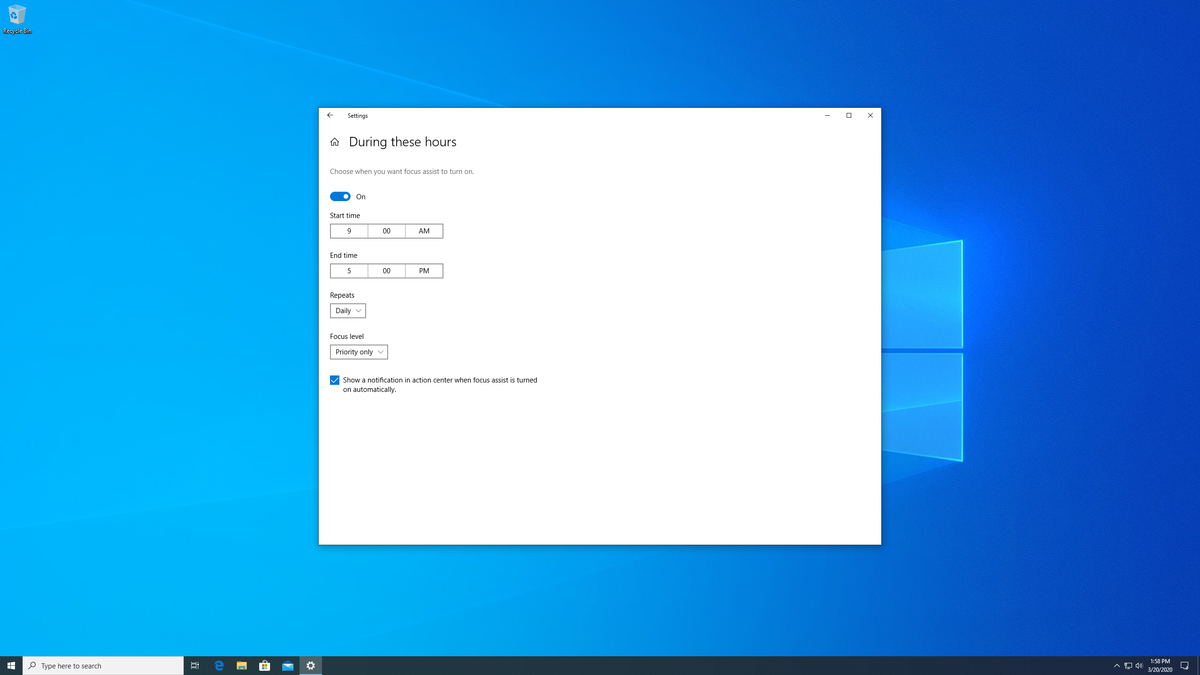 Use Focus assist to work better at home | TechRadar