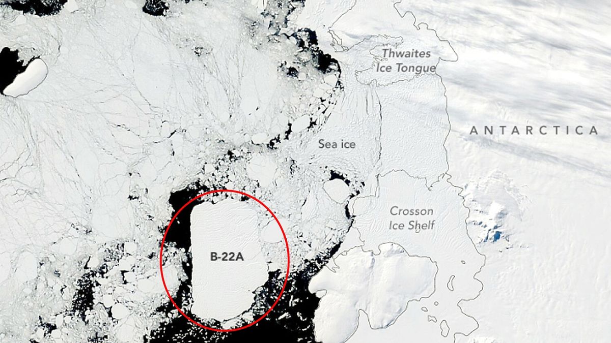 Colossal iceberg trapped near Antarctica's 'Doomsday Glacier' for 20 ...