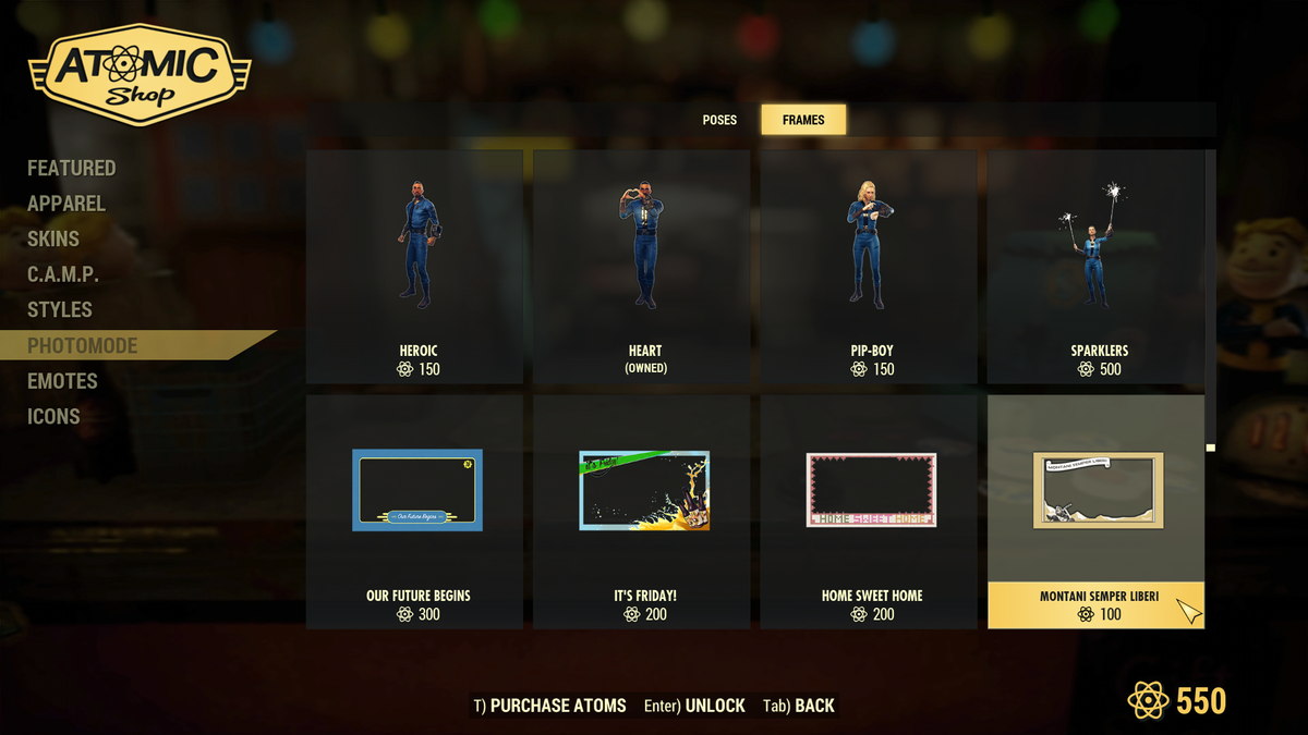 Fallout 76's Atomic Shop microtransactions | PC Gamer