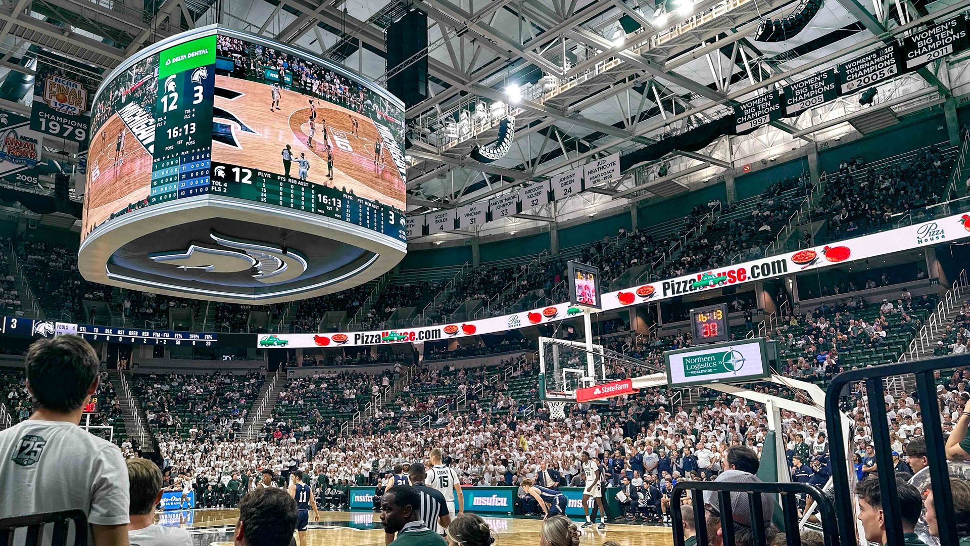 Michigan State Revamps Visuals in Breslin Center | AVNetwork
