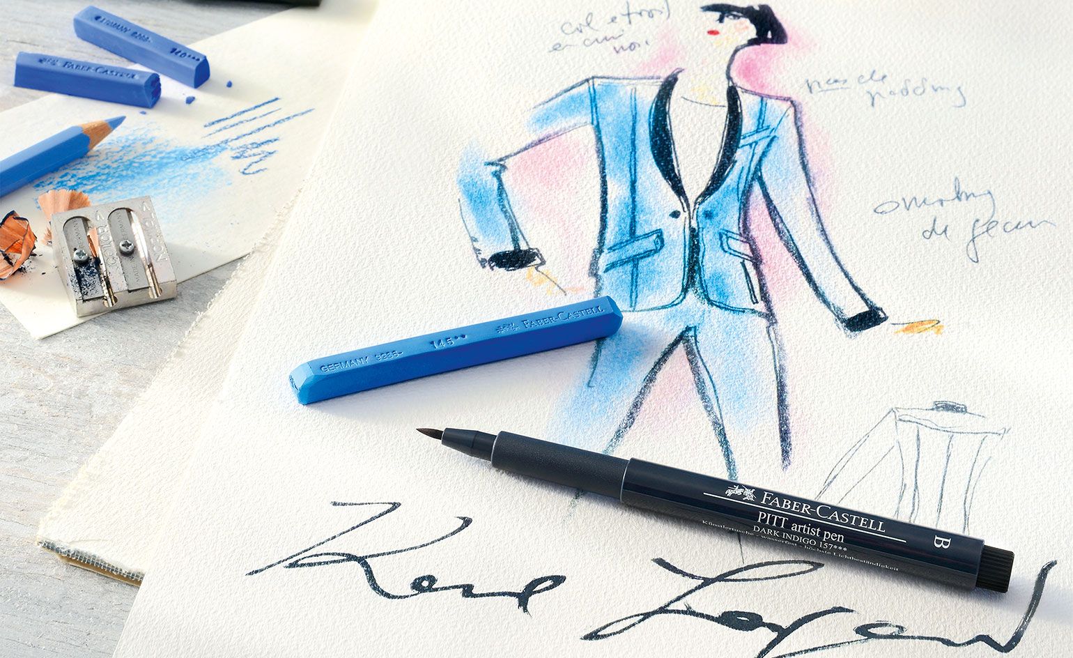 Karl Lagerfeld and Faber-Castell create an elite art set | Wallpaper*