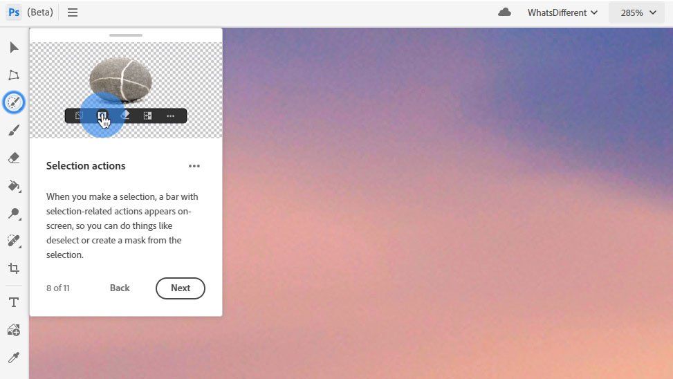 Photoshop on Web Beta: Differences from desktop version and things to ...