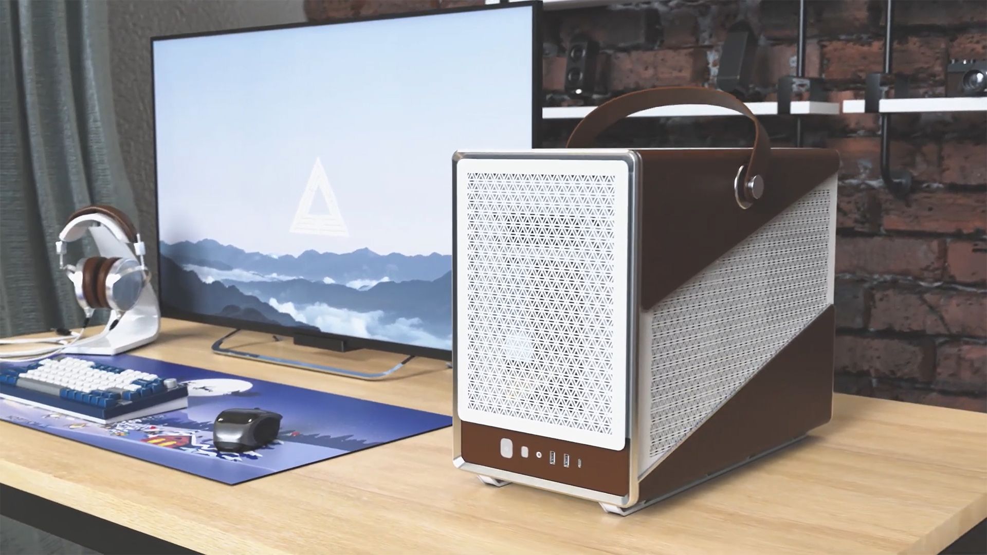 Montech Heritage is a premium PC case featuring synthetic leather and a ...
