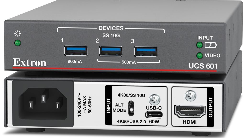 Check Out Extron's New USB-C Pro AV Dock for Unified Communications ...