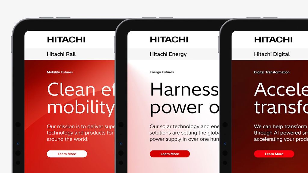 Hitachi means business with bold new visual identity | Creative Bloq