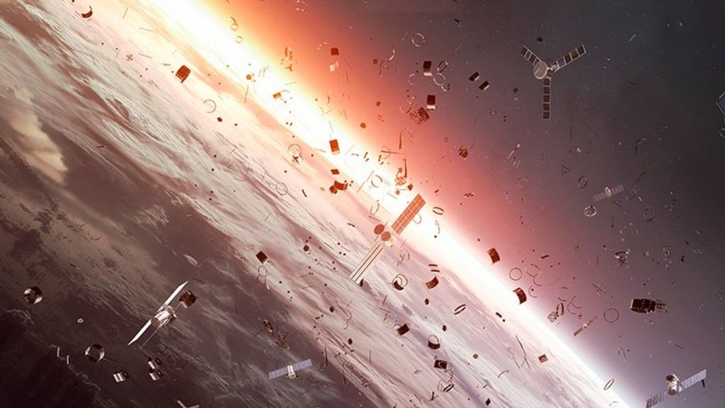 New space junk removal idea: Using ion engine exhaust to knock debris ...