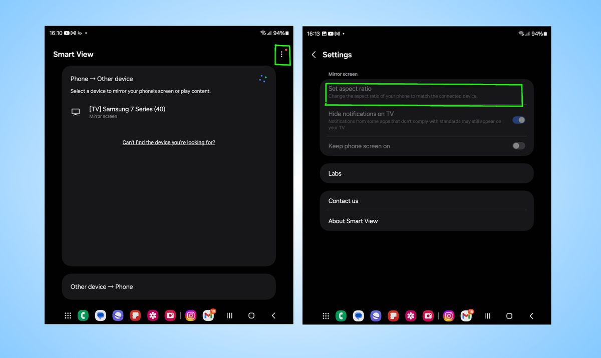 How To Use SmartView to mirror your Samsung phone screen to your TV ...