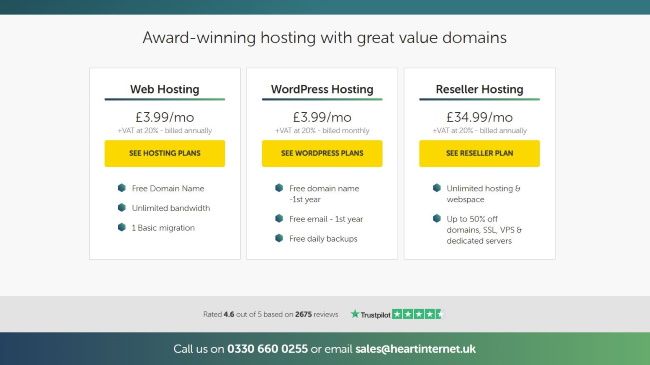 Heart Internet web hosting review | TechRadar