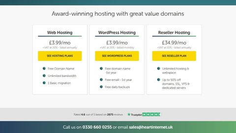 Heart Internet web hosting review | TechRadar
