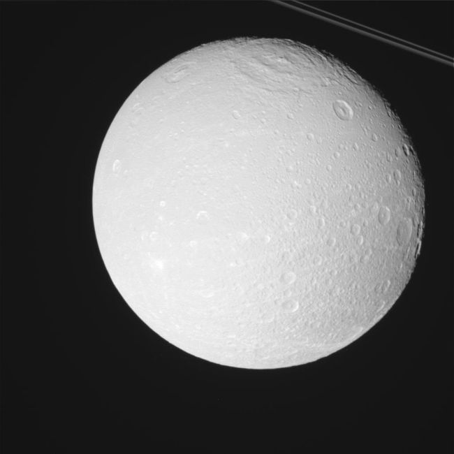 New Cassini Photos Show Saturn Moons Enceladus & Dione | Space