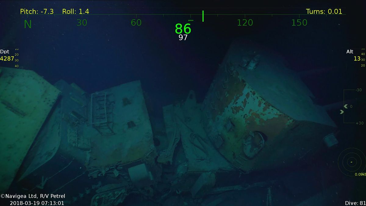 Photos: WWII Battleship 'USS Juneau' Discovered | Live Science
