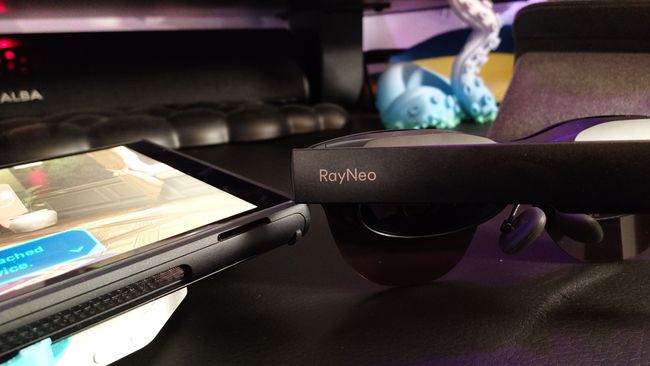 I can finally use RayNeo gaming glasses with my Switch 2, and I'm ...
