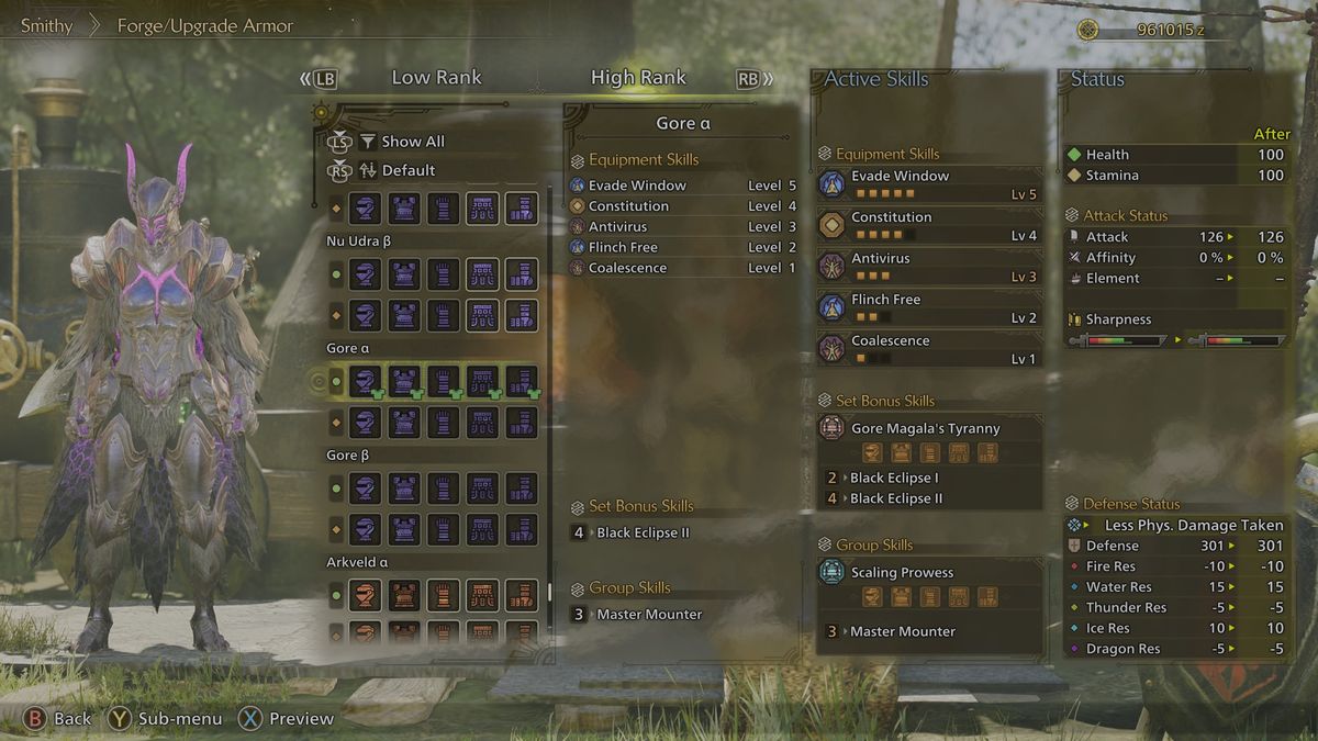 Monster Hunter Wilds best armor list: Starter, Low Rank, and endgame ...