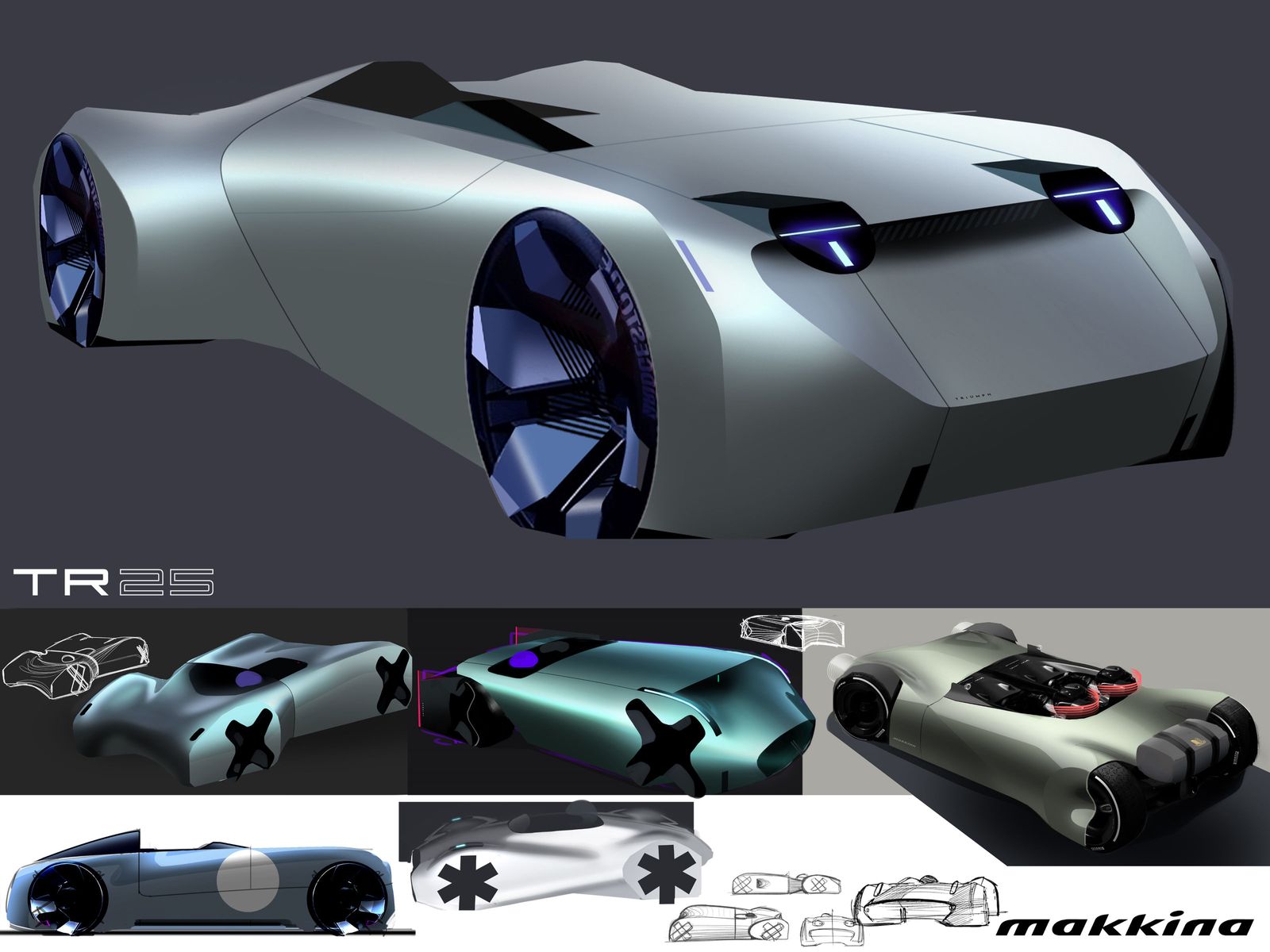 Makkina Triumph TR25 concept electric sports car revealed | Wallpaper*