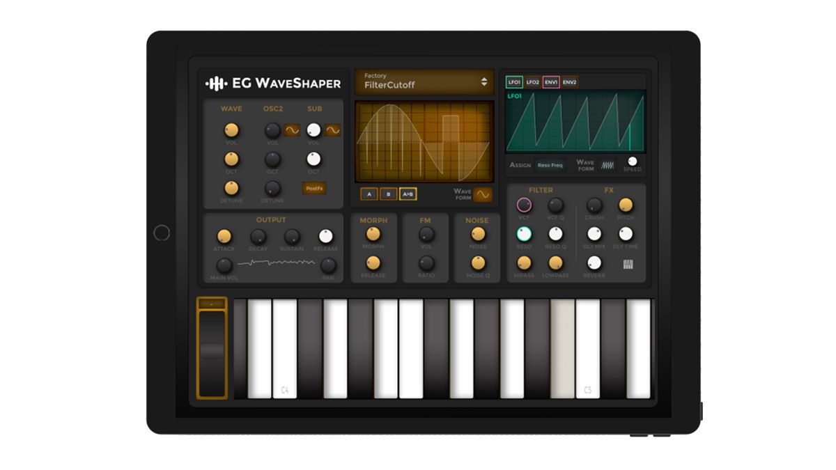 Draw sound with your finger using the EG WaveSHAPER iOS synth | MusicRadar