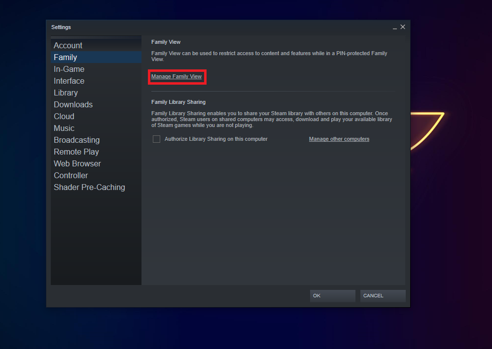 How to set up and use Steam Family View | Windows Central