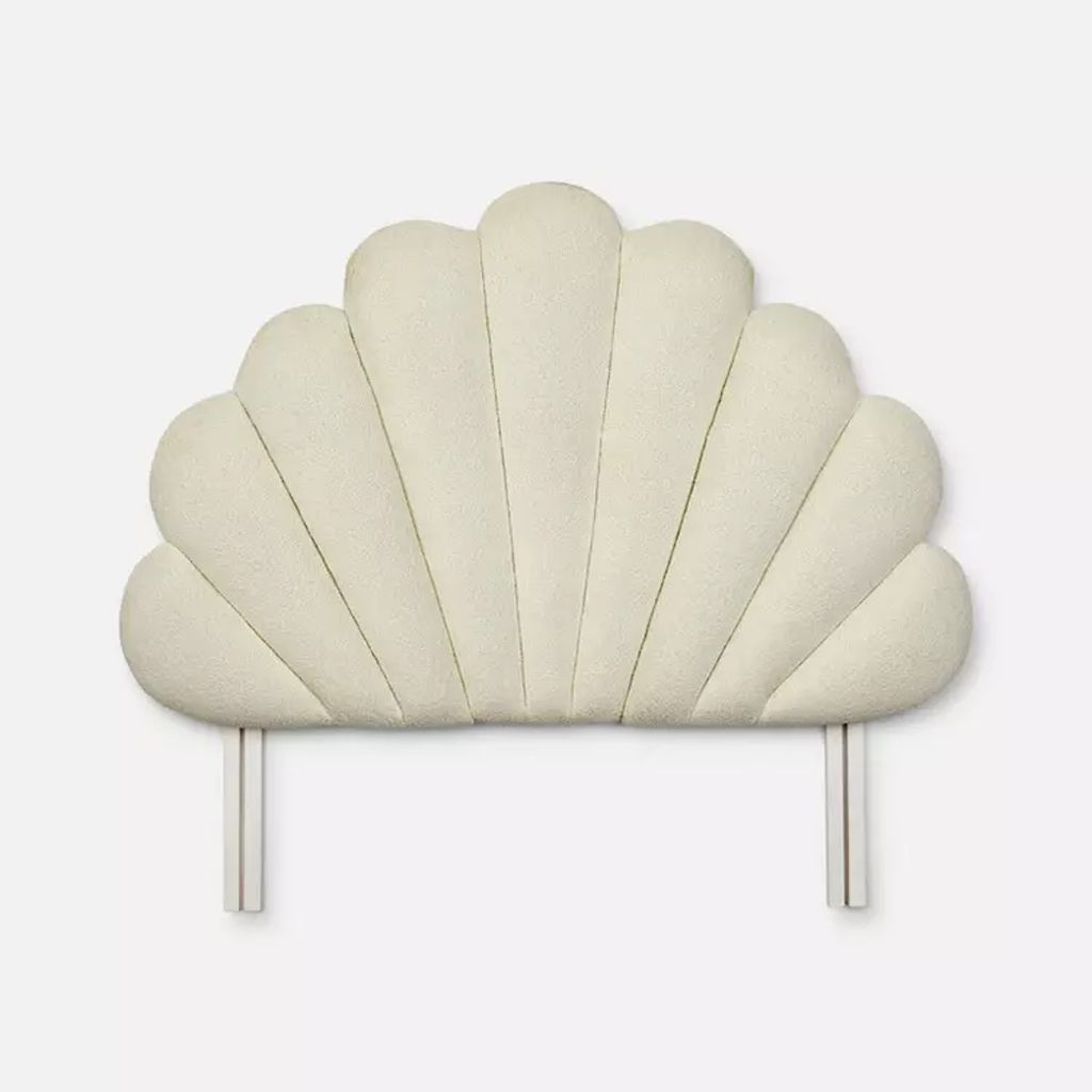 Boucle headboards are the latest 'it' bedroom trend | Ideal Home