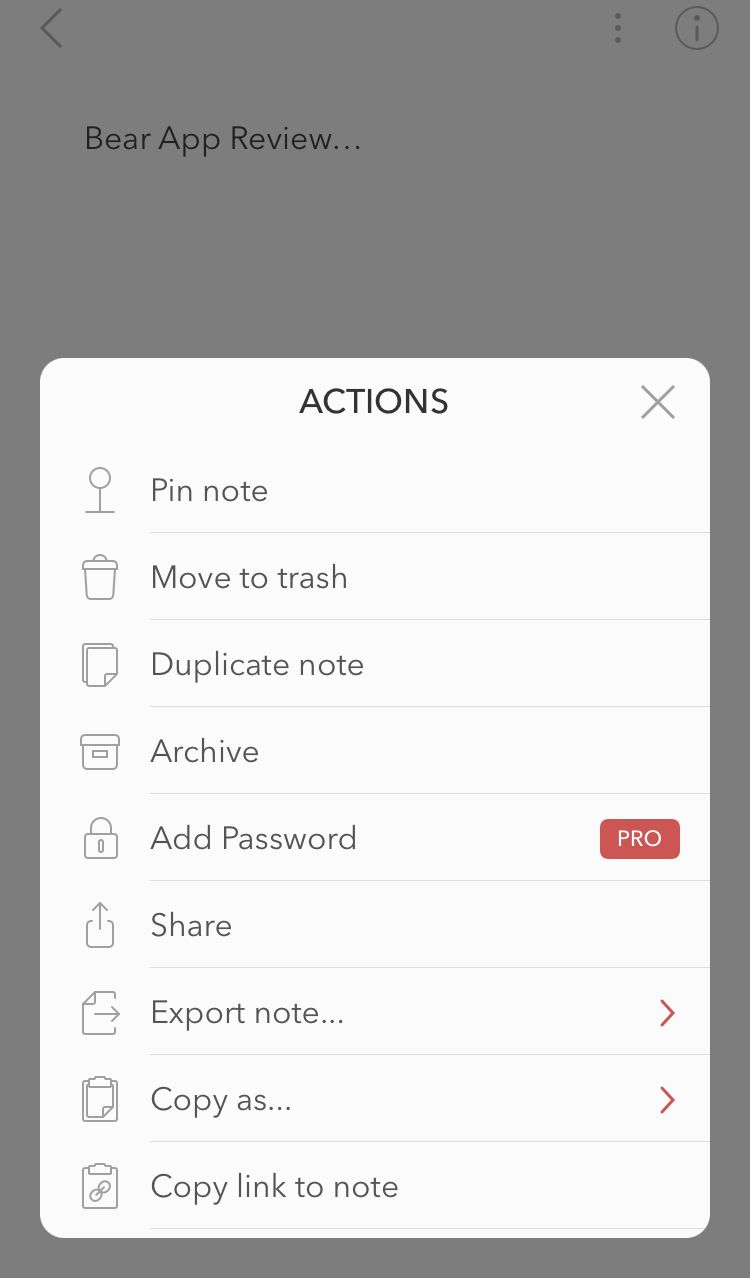 Bear note-taking app | TechRadar